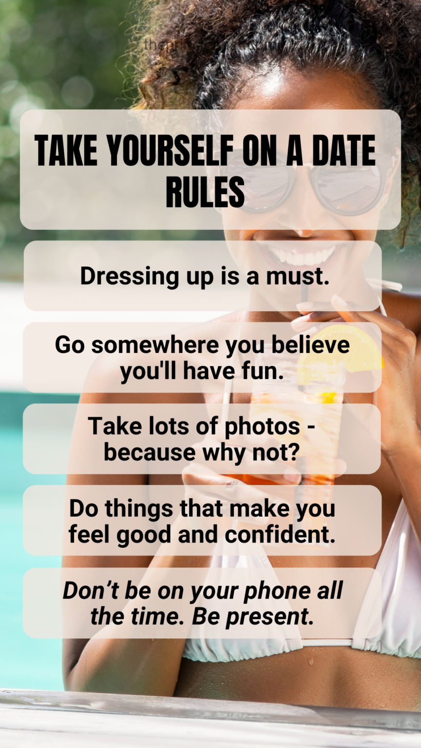 How To Take Yourself on a Date – Rules & 20 Easy Ideas - The Princientist